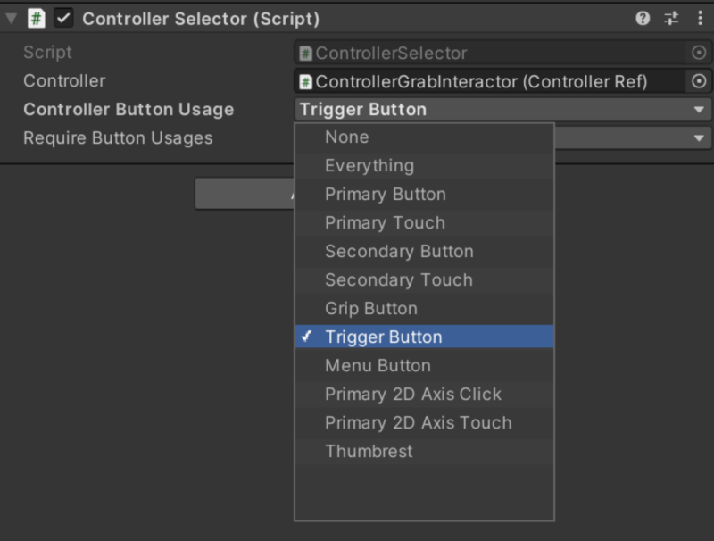 专栏 - 如何使用手柄的 Trigger 键进行抓取【Unity Meta Quest 开发】 - SpatialXR社区